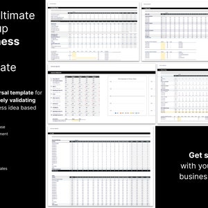 Editable Business Case Template: Excel Business Plan and Financial ...
