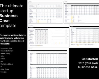 Lean Business Plan Template - Etsy
