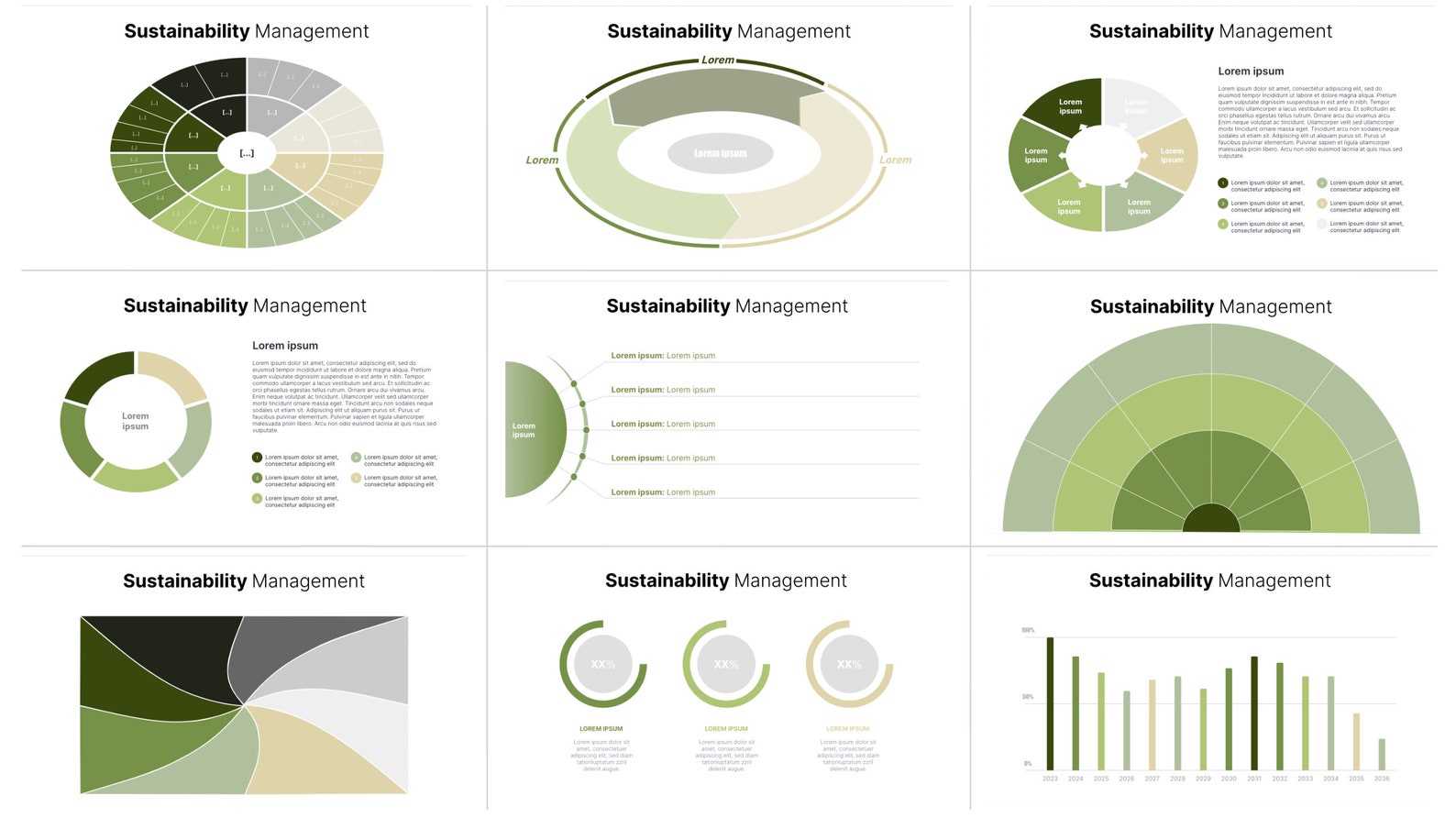 Sustainability Slide Deck Presentation: Editable Templates ESG, SDG ...