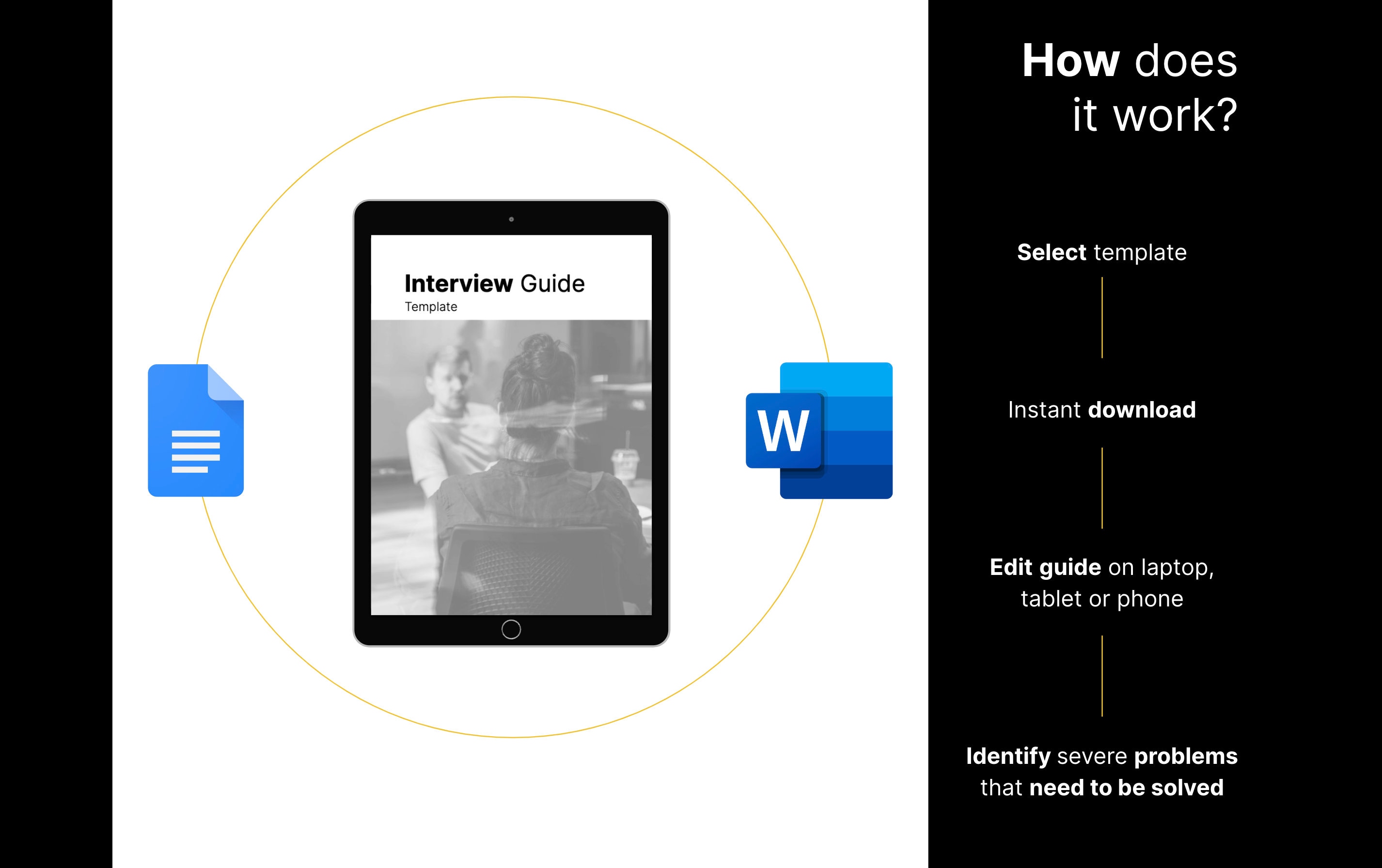 Interview Guide, Interviewleitfaden, Expert User Interview, Pain Point ...