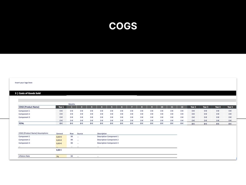 Editable Business Case Template: Excel Business Plan and Financial ...