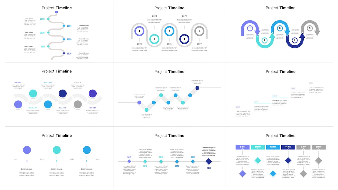 Project Planning / Timeline Slide Deck: Editable Powerpoint and Google ...