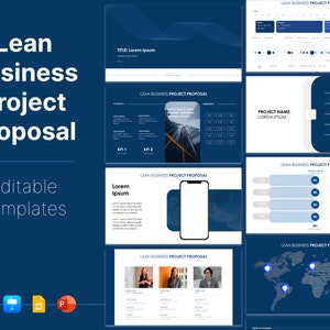 Modern Business Project Proposal Template: Editable Powerpoint and ...