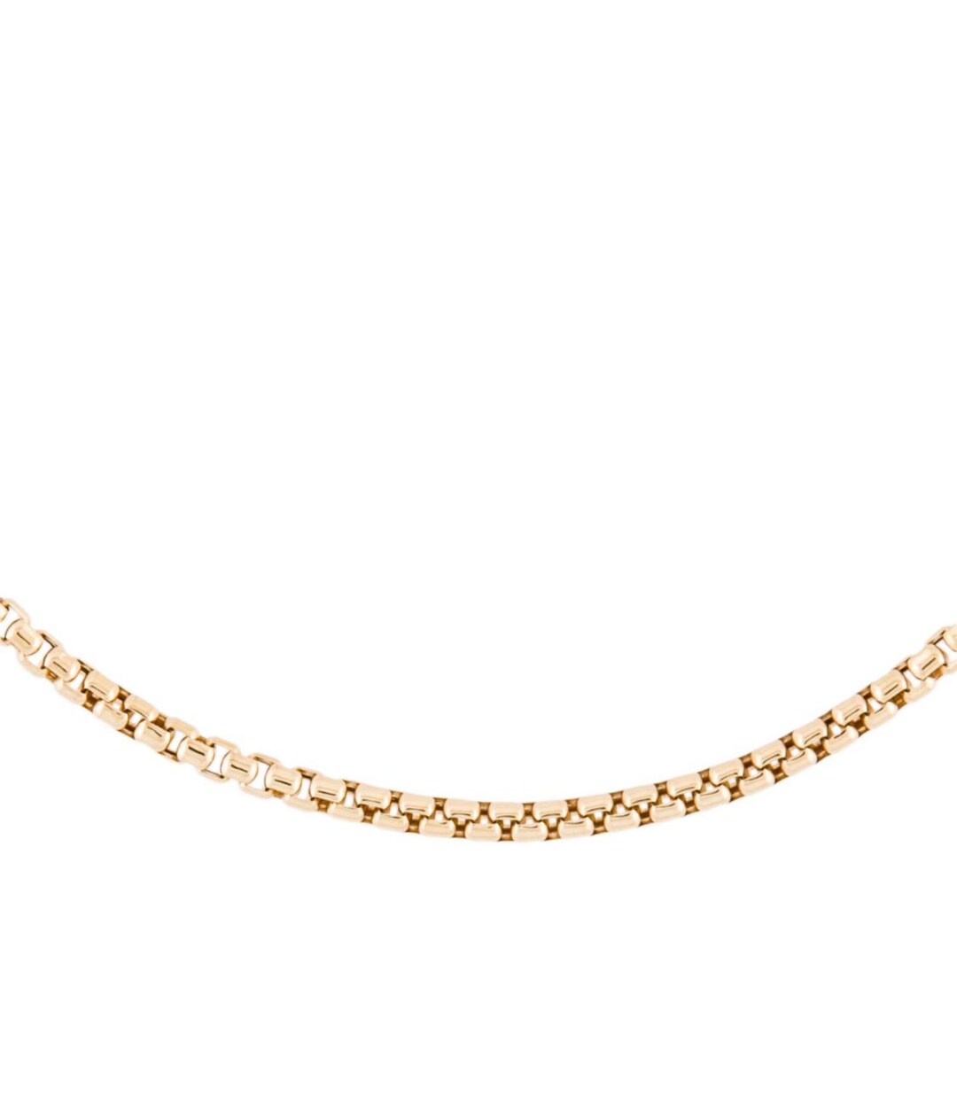 David Yurman 18K Yellow Gold 750 Box Chain Necklace 22 Inches - Etsy