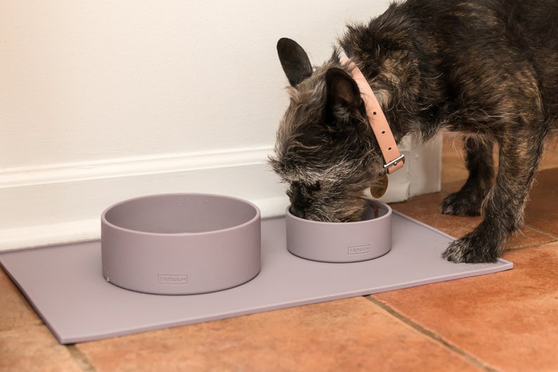 Silicone Pet Food Mat: Flexible Mat for Dog and Cat Food Bowls ...