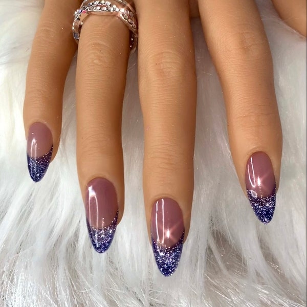 Custom Fake Nails - Etsy