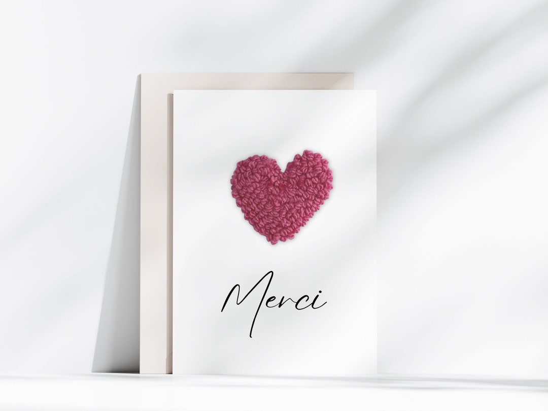 Merci Maitresse French Thank You Card Teacher Atsem, Master, AESH Gift ...