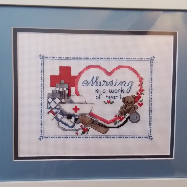 Nurse Cross Stitch - Etsy