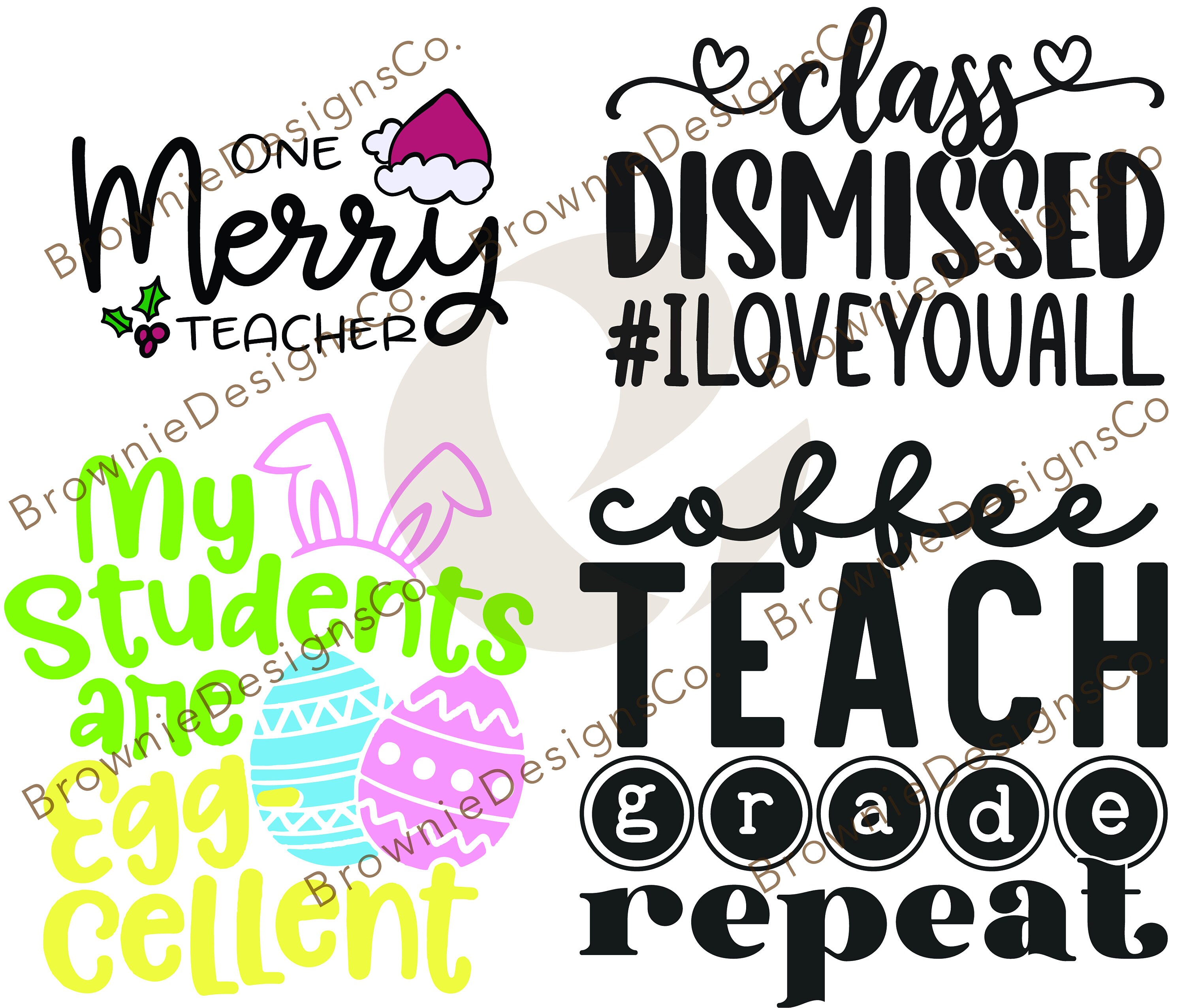 Teacher Shirt Designs Bundle, Holiday Teacher Tshirts, SVG, Sublimation ...