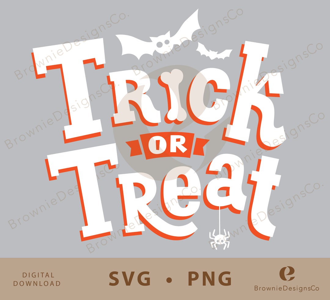 Trick or Treat Shirt Design, SVG, PNG, Spider, Halloween Tshirt - Etsy