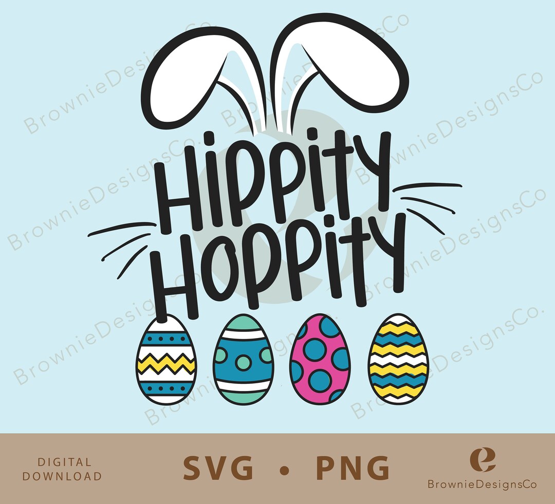 Hippity Hoppity Shirt Design, PNG, SVG, Easter Shirt, Bunny Shirt - Etsy