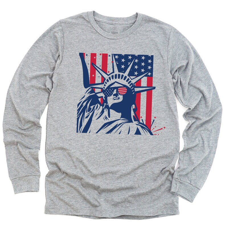 Statue of Liberty Shirt Design, PNG, SVG, Fourth of July Shirt ...