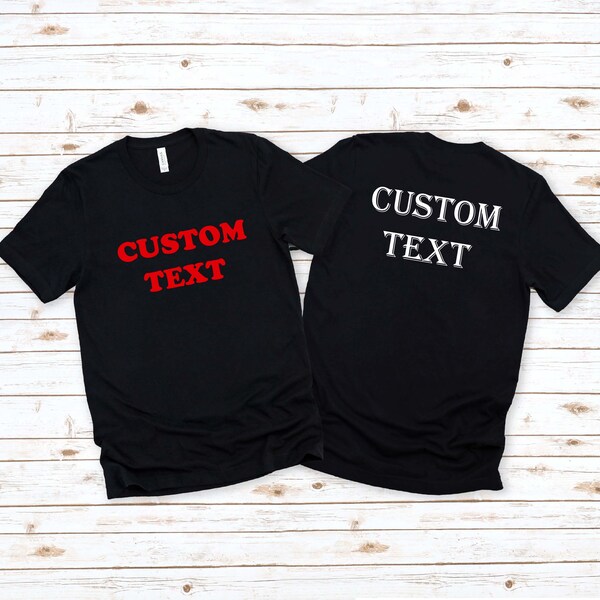Text Tshirt - Etsy