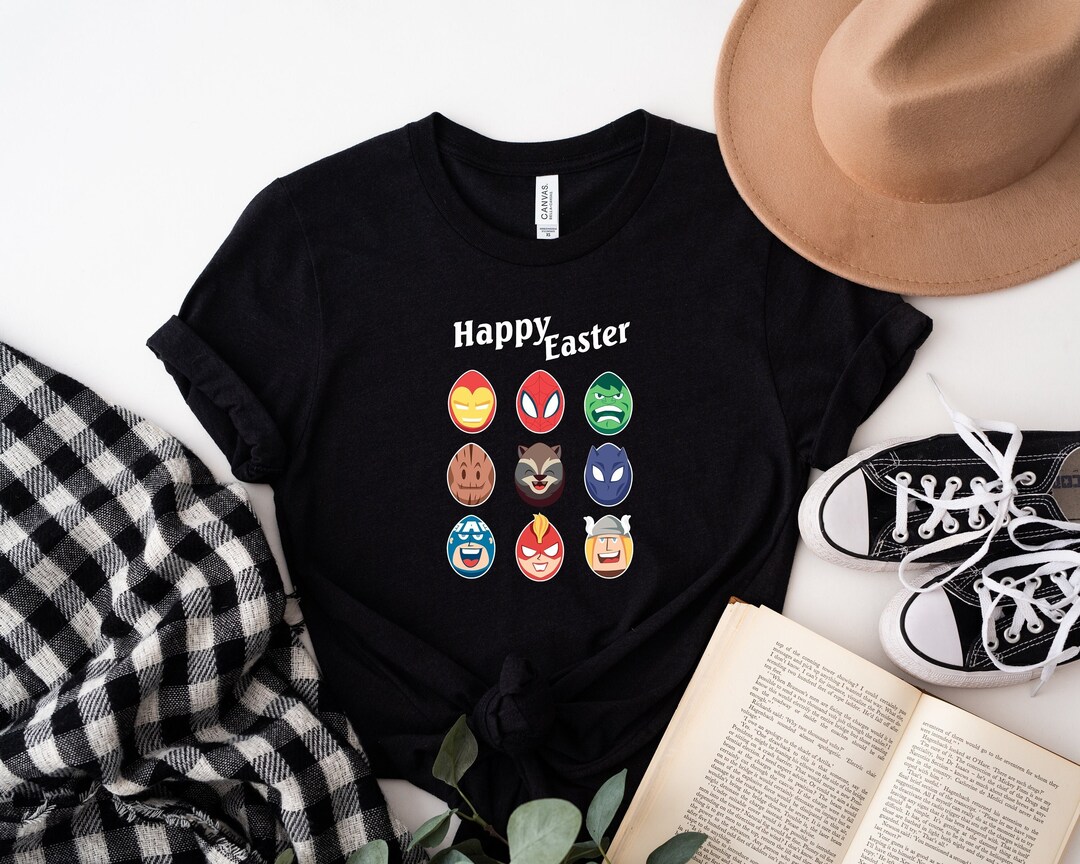 Happy Easter Marvel Avengers Characters Shirt Avengers - Etsy