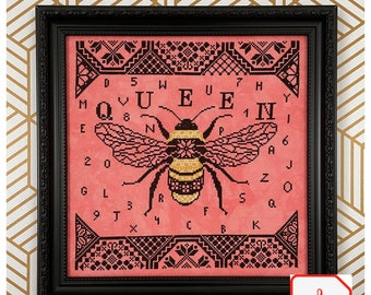 Quirky Quaker Queen Bee PDF Pattern Garden Delights Darling & Whimsy ...