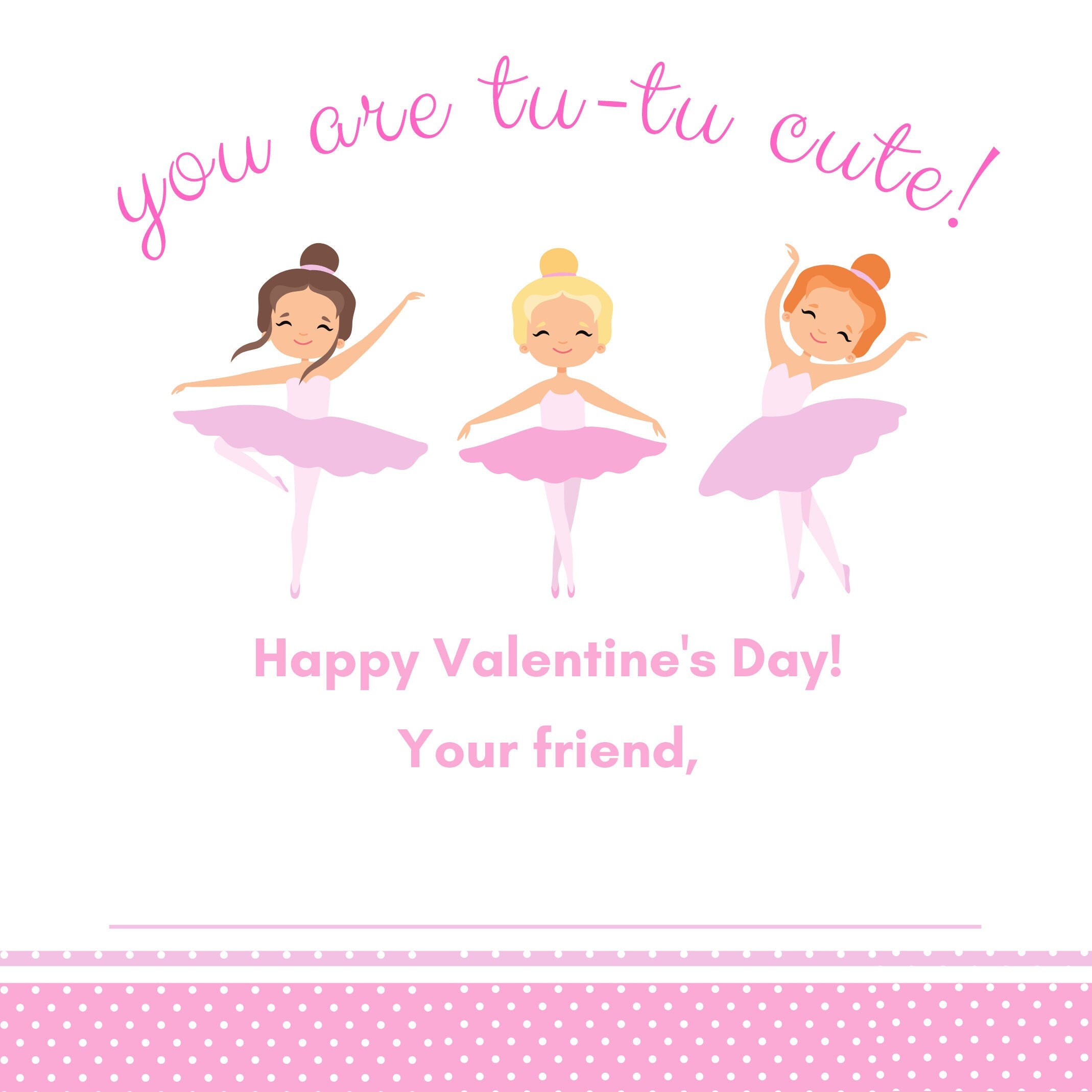 Printable Valentine's Day Cards for Kids - Instant Download - Digital ...