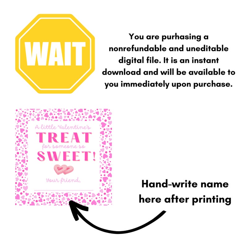 Printable Valentine's Day Cards - Instant Download - Digital Valentine ...