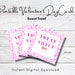 Printable Valentine's Day Cards - Instant Download - Digital Valentine ...