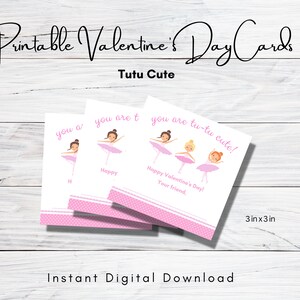 Printable Valentine's Day Cards for Kids - Instant Download - Digital ...