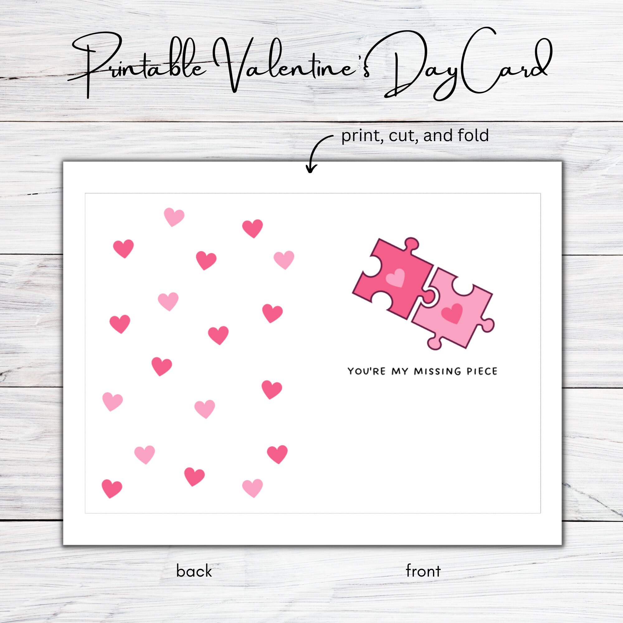 Valentine’s Day Printable Card - Instant Download - Digital Valentine’s ...