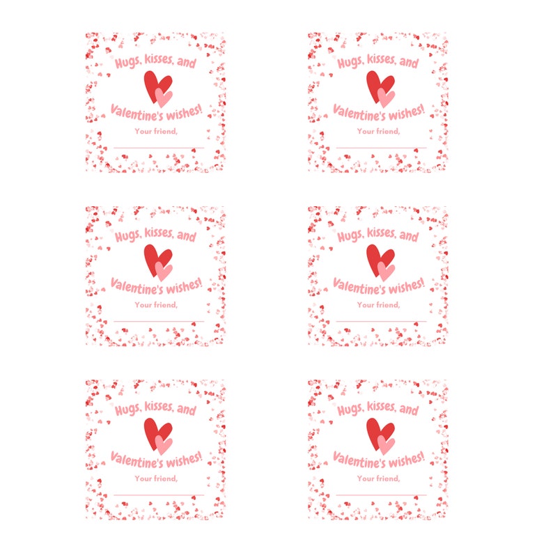 Printable Valentine's Day Cards for Kids - Instant Download - Valentine ...