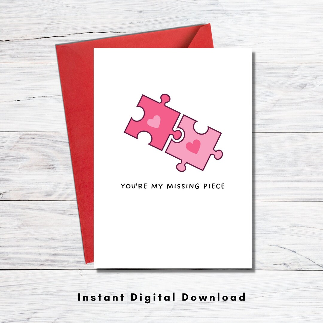 Valentine’s Day Printable Card - Instant Download - Digital Valentine’s ...