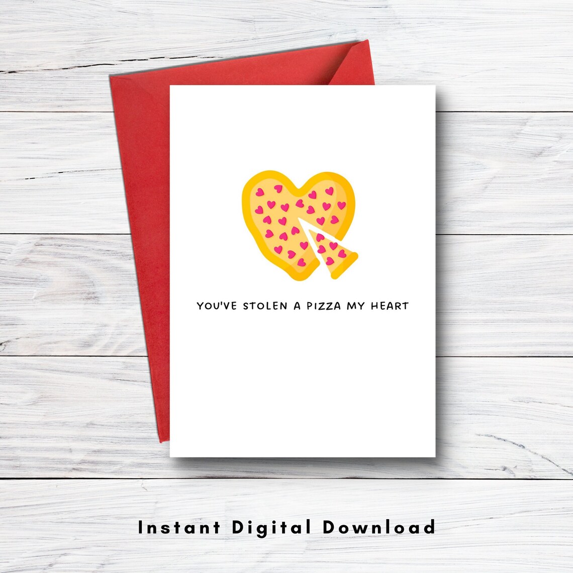 Valentine’s Day Printable Card - Instant Download - Digital Valentine’s ...
