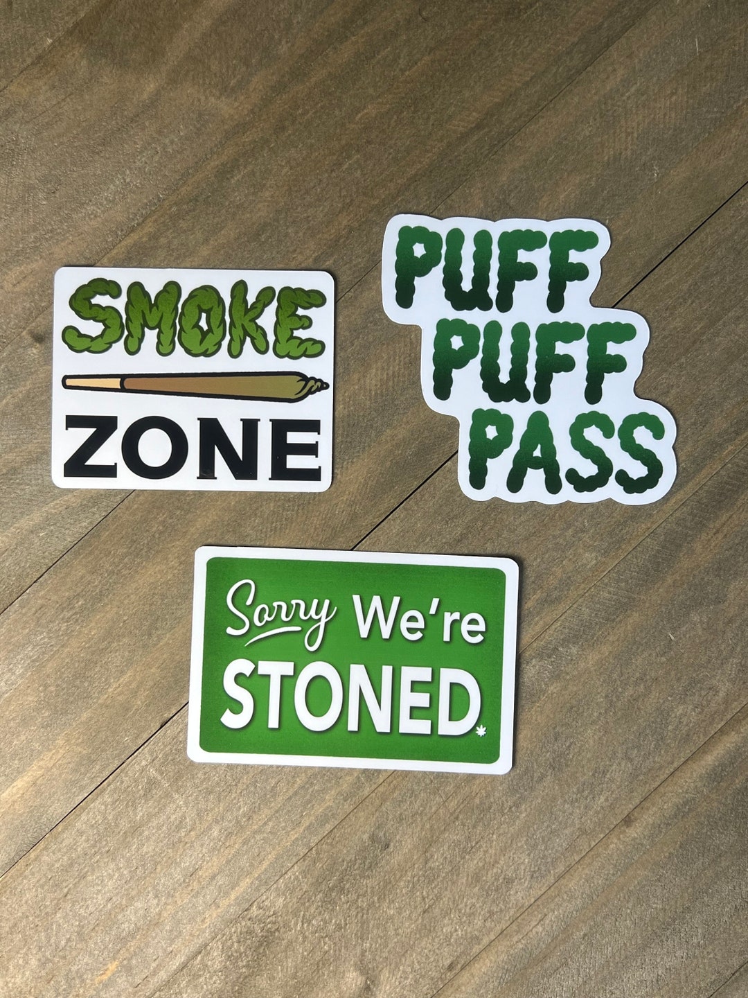Smoke Sign Stickers 3 Inch Bundle, Weed Stickers, Smoke Stickers, 420 ...