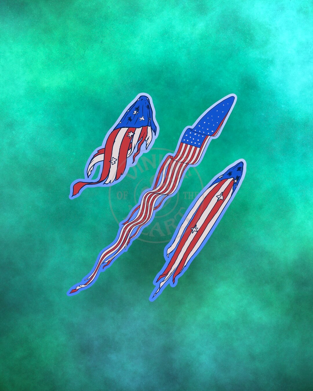 Wavy Flags Bundle Digital Art Download, PNG, PDF, Patriotic, Flag ...