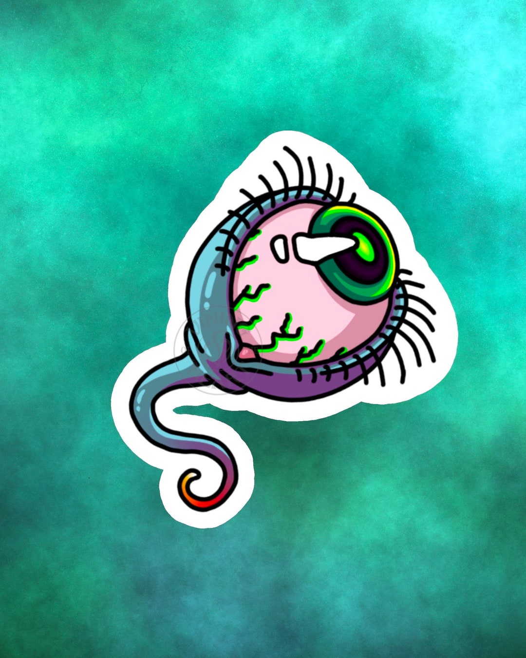 Tattoo Floating Eye #1 Digital Art Download, Creepy, Spooky, Scary ...