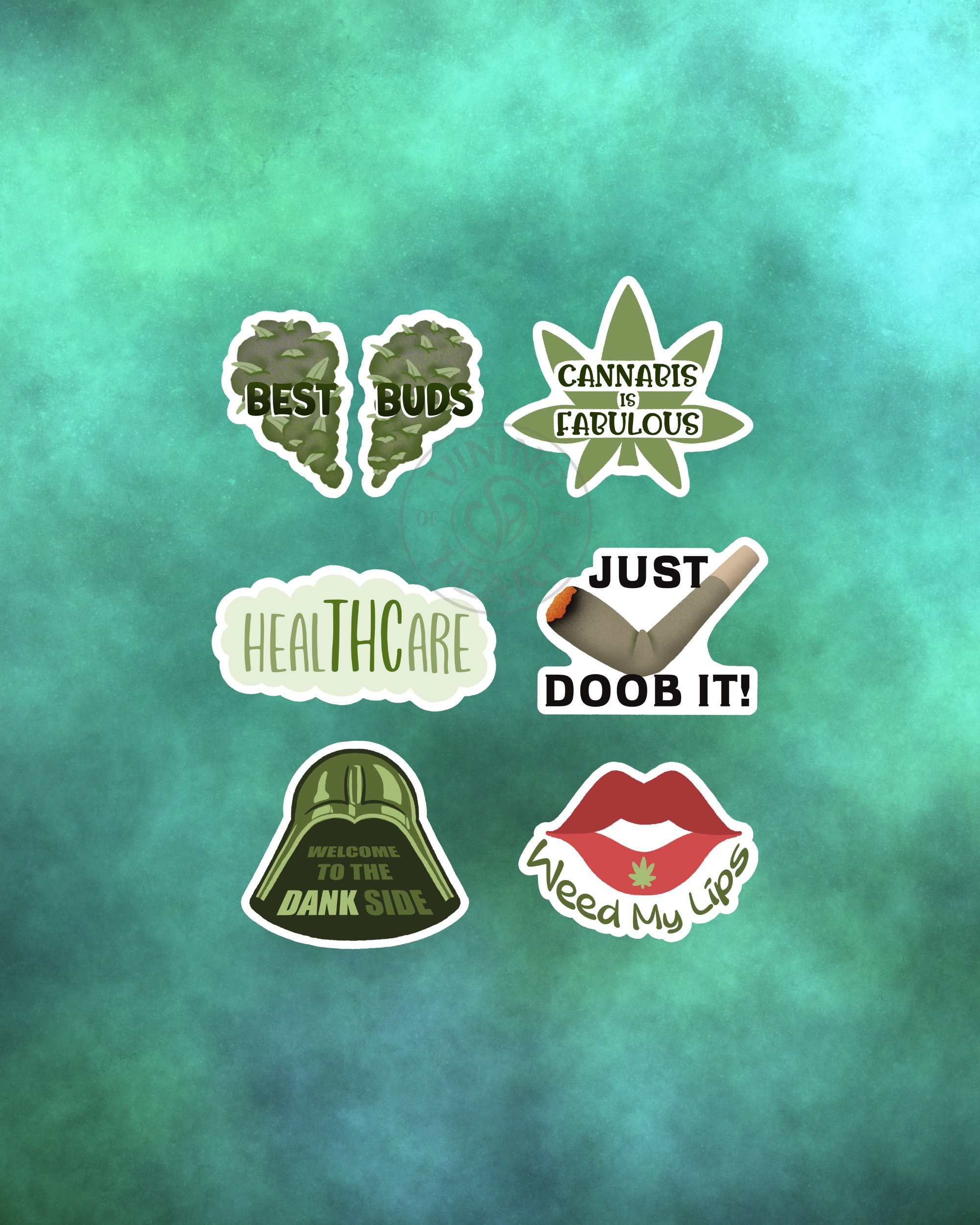 Weed 2 Bundle Digital Art Download, PNG, PDF, Weed Png, Stoner, 420 ...