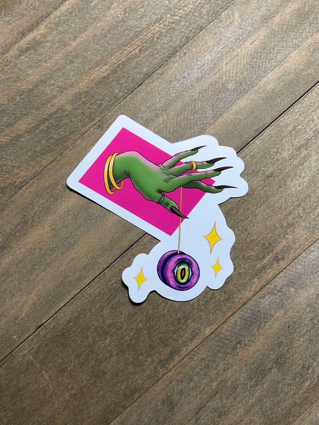 Witch Hand Sticker, Witch’s Yo-yo Sticker 3 Inch, Witchy, Magic, Yoyo ...