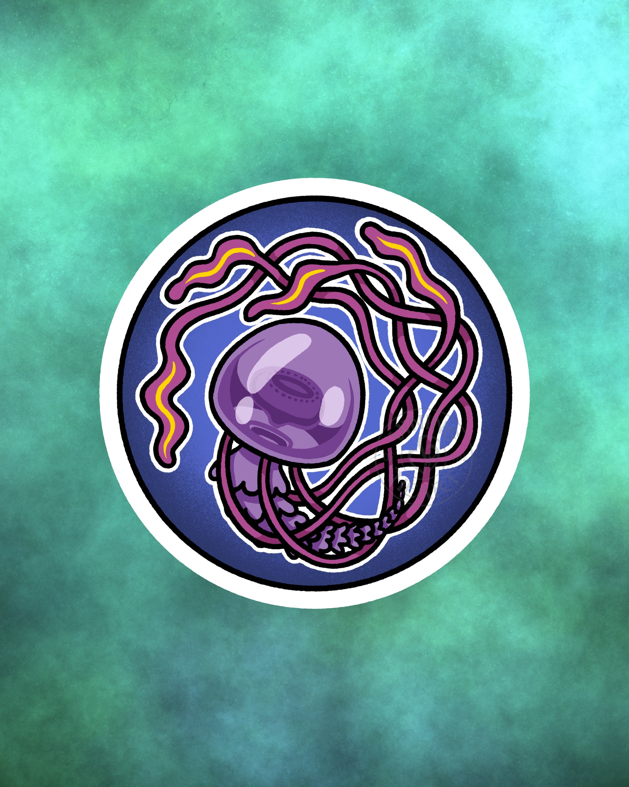 Jellyfish Digital Art Download, PNG, PDF, Jelly, Fish, Animal, Creature ...