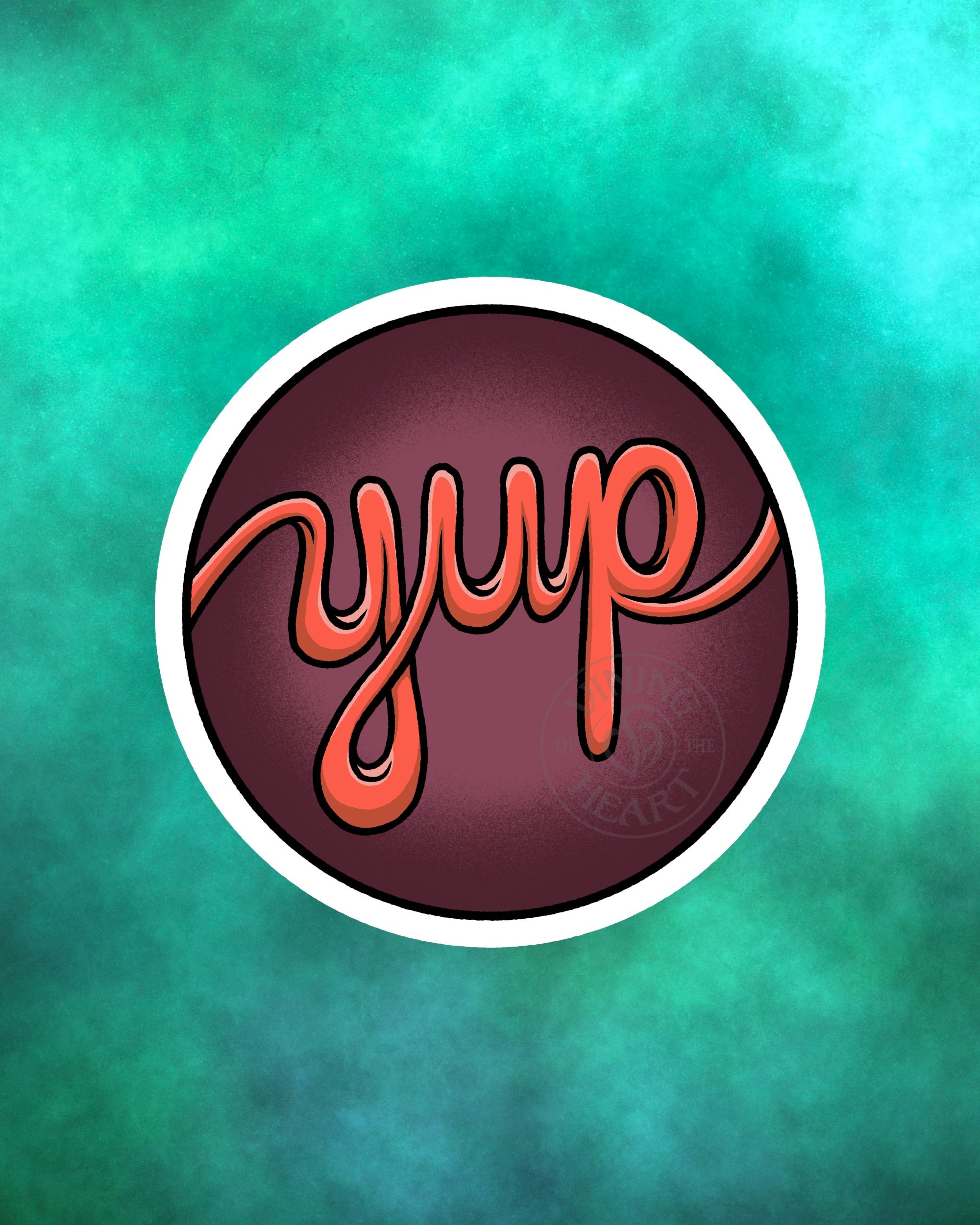 Yup Digital Art Download, PNG, PDF, Yep, Yeah - Etsy