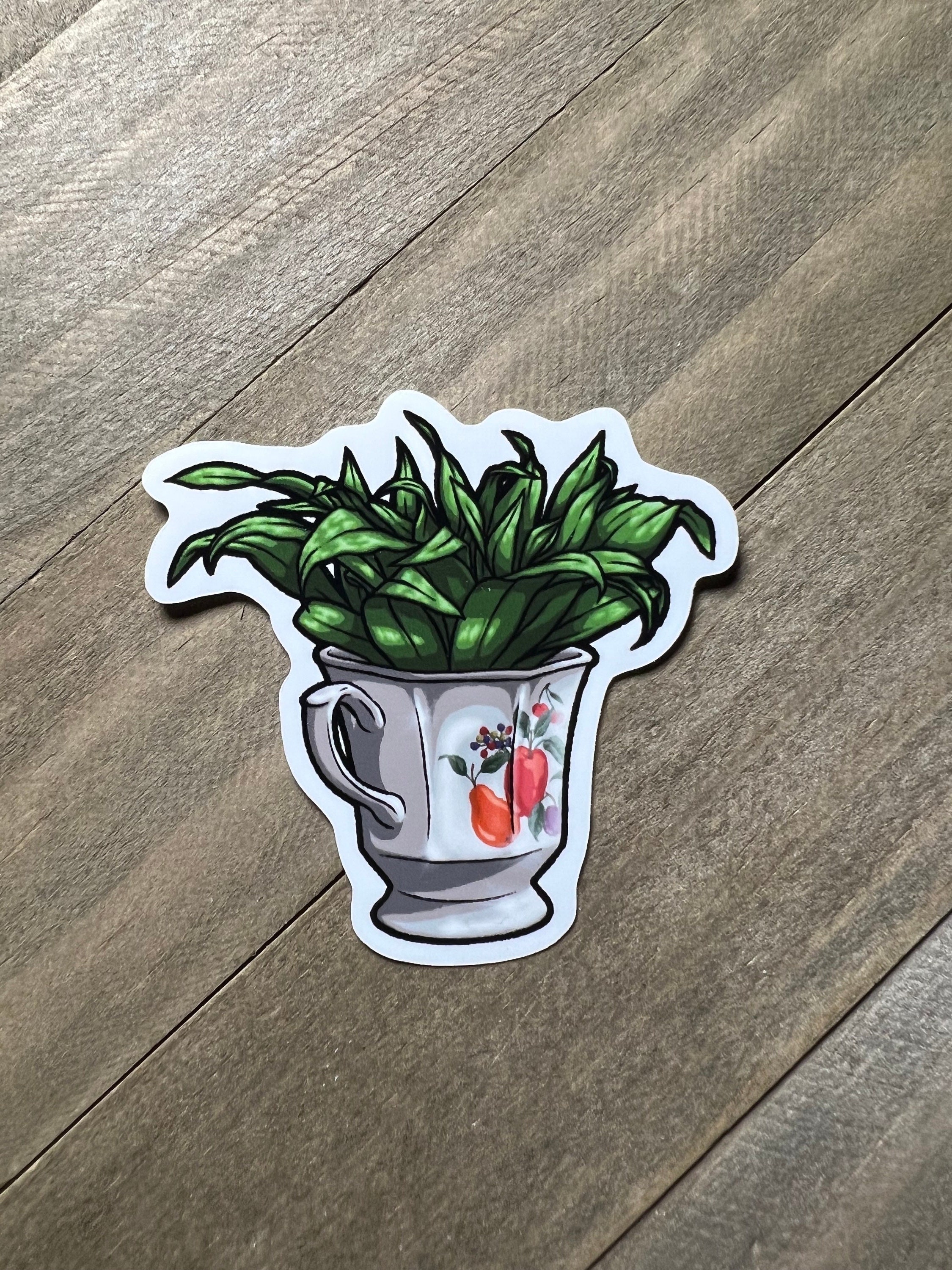 Planters Stickers 3 Inch Bundle, Plant Stickers, Cute Plant Stickers ...