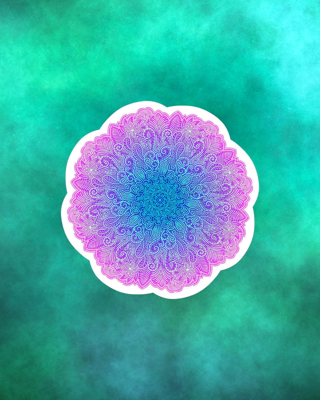 Geometric Flower Digital Art Download, PNG, PDF, Pattern, Cute Flower ...