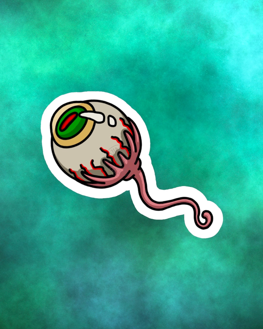 Tattoo Floating Eye #2 Digital Art Download, PNG, PDF, Eyeball, Eyeball ...