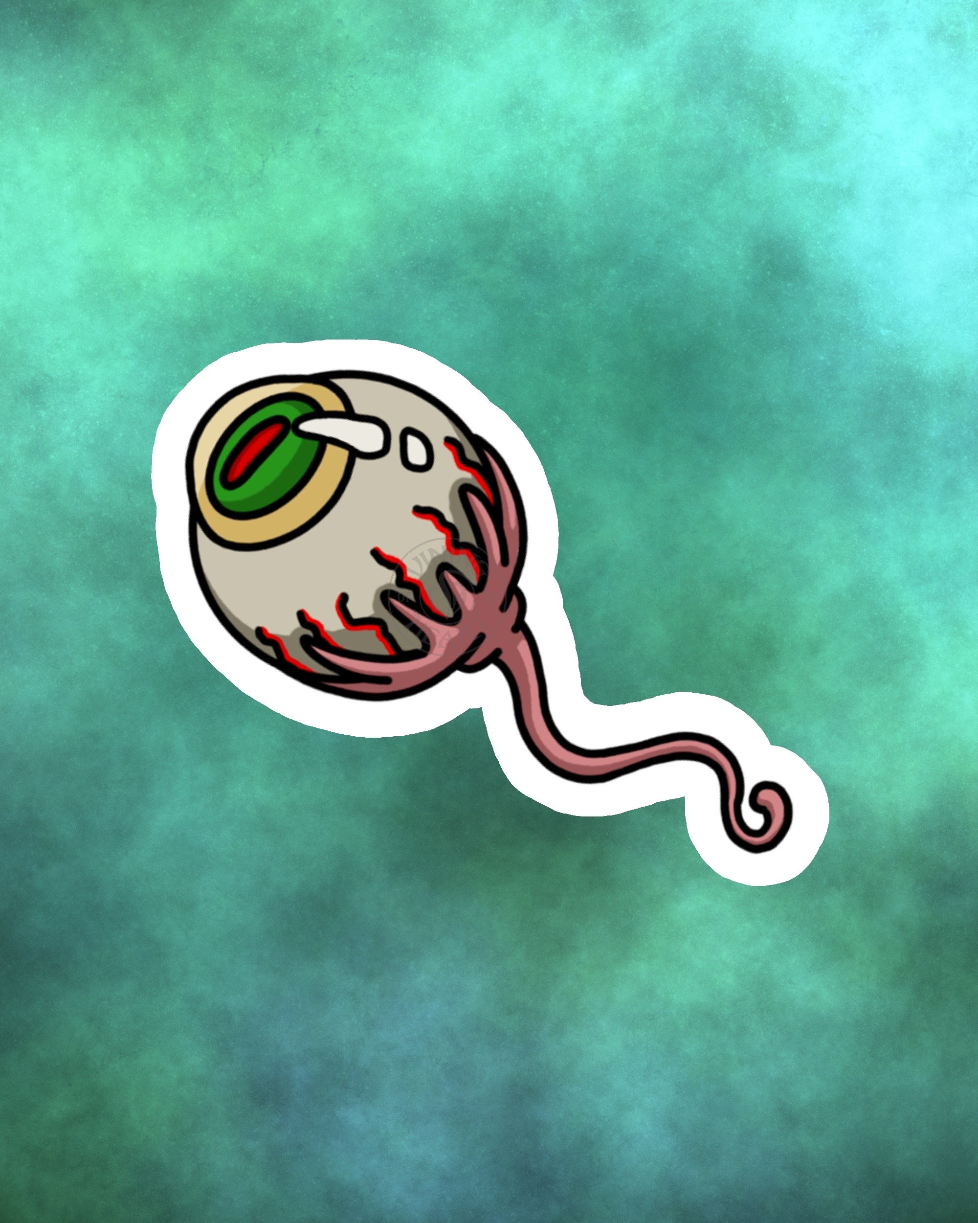 Tattoo Floating Eye #2 Digital Art Download, PNG, PDF, Eyeball, Eyeball ...