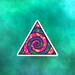 Trippy Triangle Digital Art Download, PNG, PDF, Trippy Art, Psychedelic ...