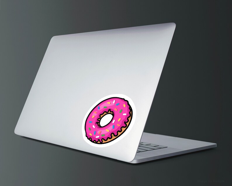 Pink Donut Digital Art, Cute Dessert PNG, PDF Download - Etsy