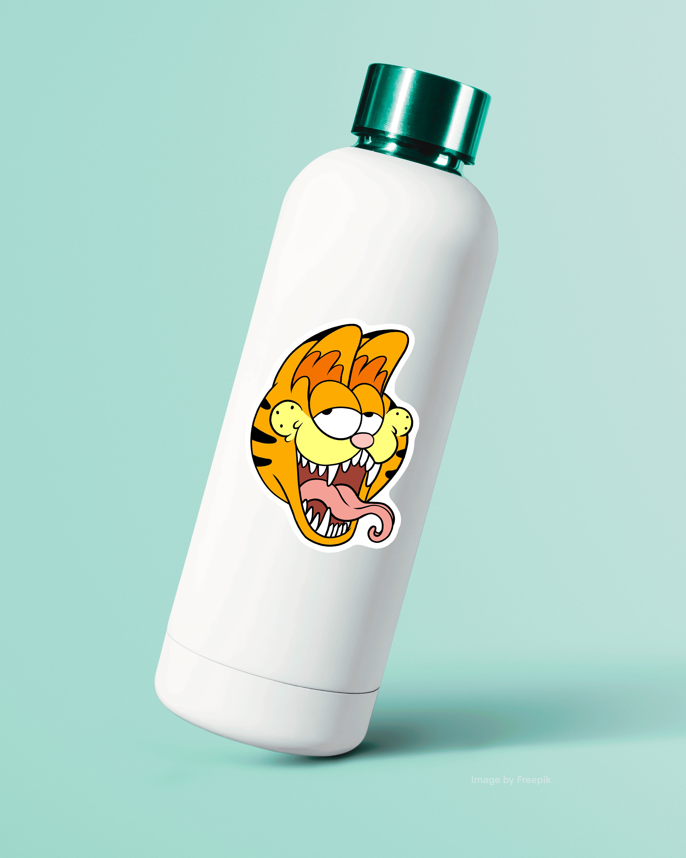 Wacky Cat Digital Art Download, PNG, PDF, Orange Cat, Funny - Etsy