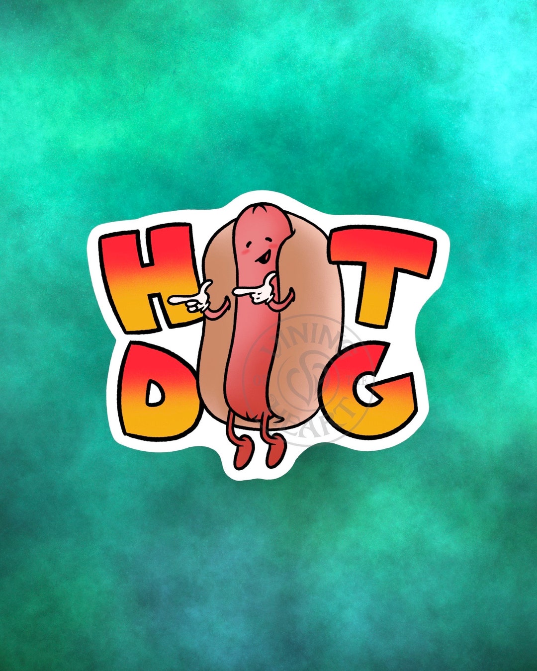 Hot Dog Digital Art Download, PNG, PDF, Hotdog, Fun, Funny, Food, Buns ...