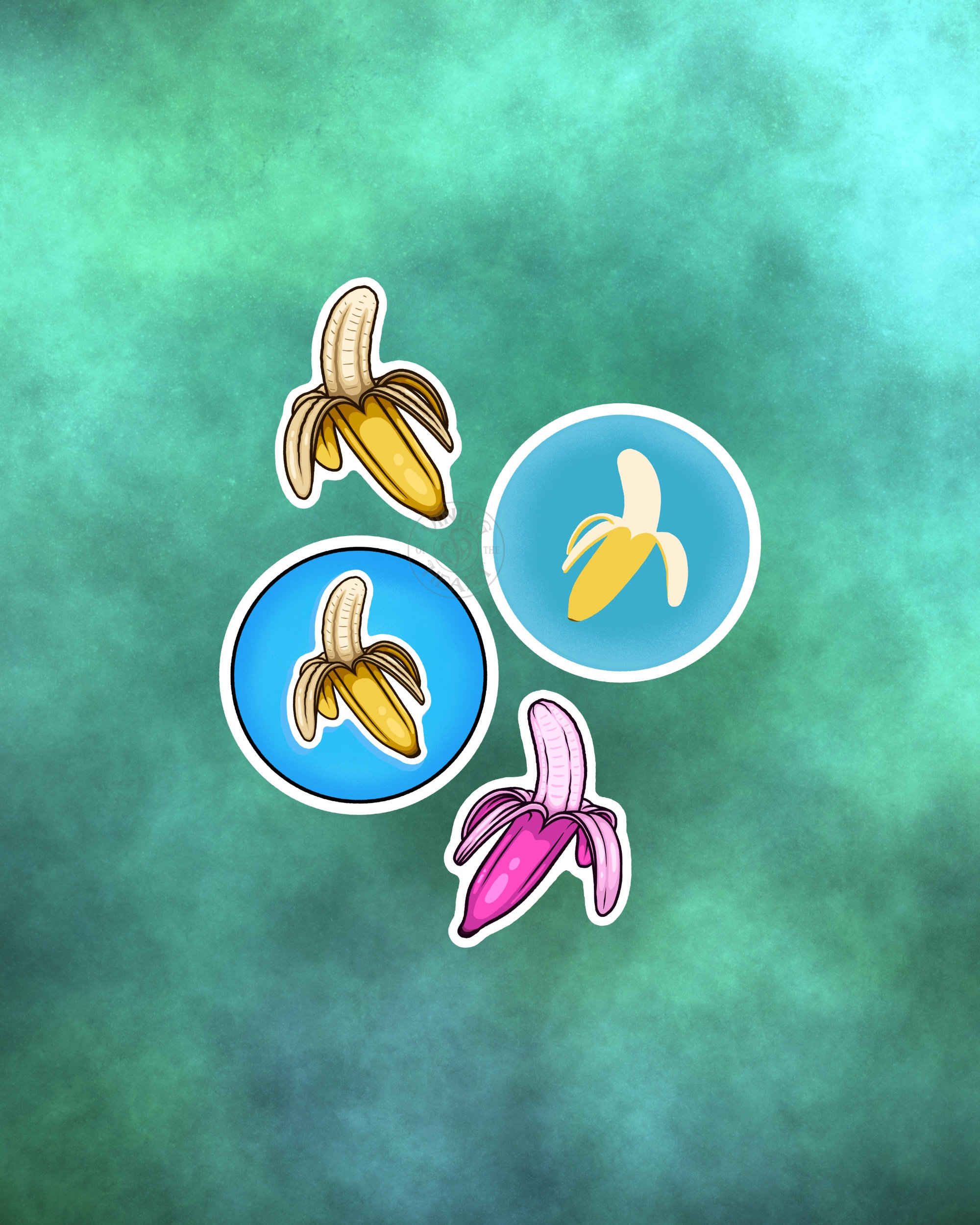 Bananas Bundle Digital Art Download, Fun, PNG, PDF, Food, Fruit, Banana ...