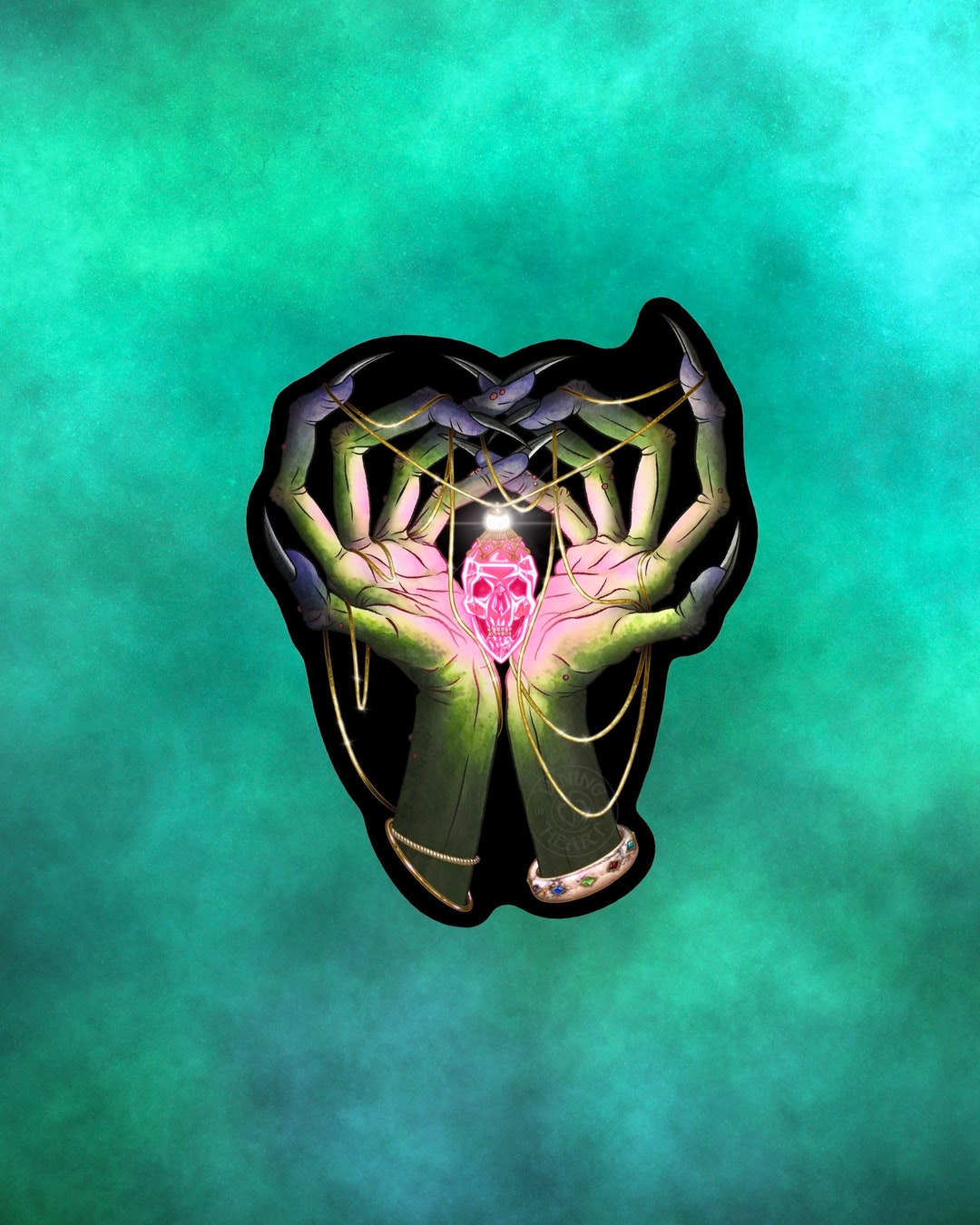 A Witch’s Treasure Digital Art Download, PNG, PDF, Witch Art, Magic - Etsy