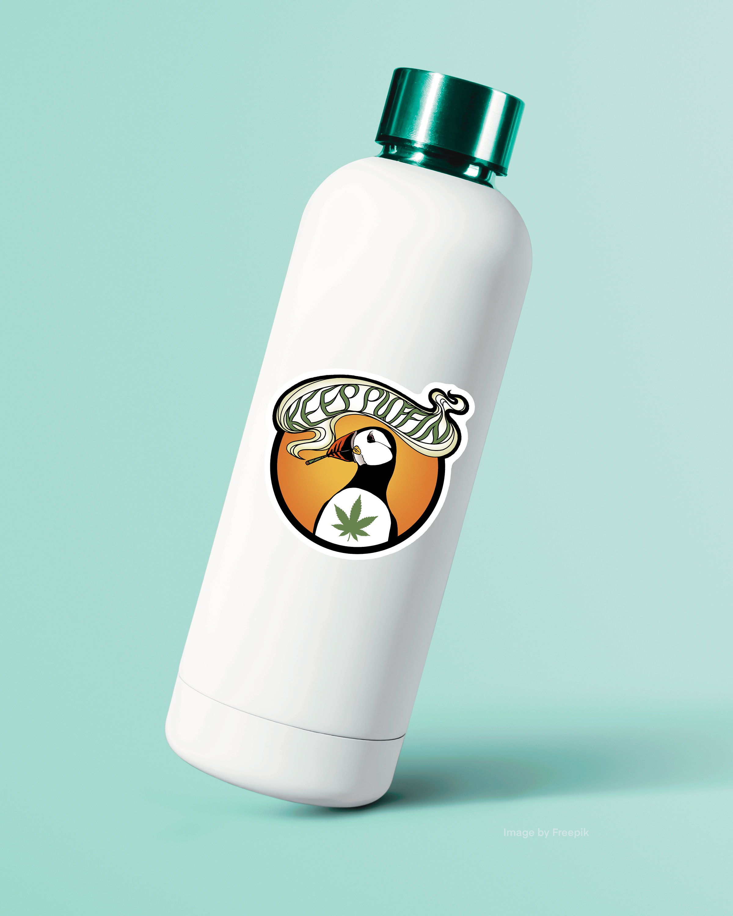 Keep Puffin Digital Art Download, PNG, PDF, Animal, 420, Cannabis ...