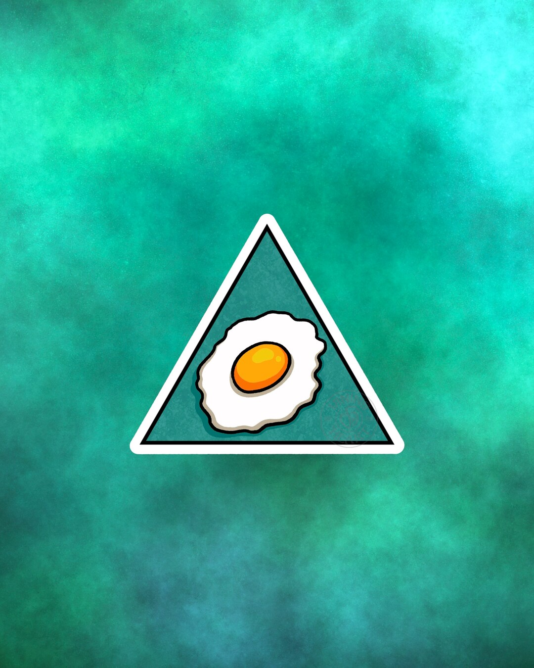 Triangle Egg Digital Art Download, PNG, PDF, Food, Funny - Etsy