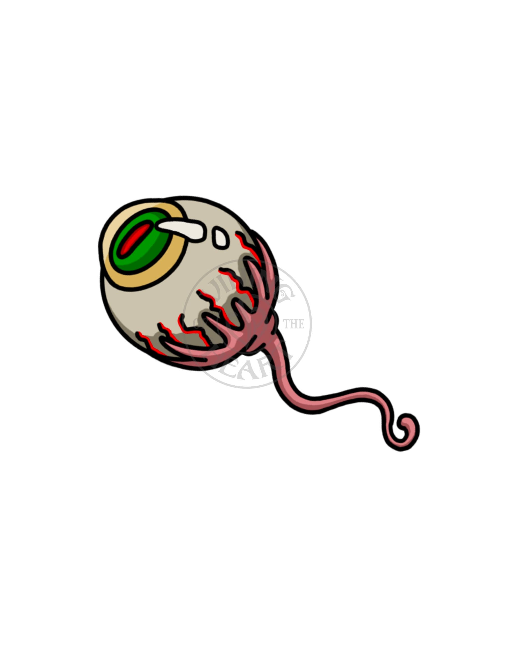 Tattoo Floating Eye #2 Digital Art Download, PNG, PDF, Eyeball, Eyeball ...