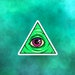 Eye Triangle Digital Art Download, PNG, PDF, Trippy, Psychedelic ...