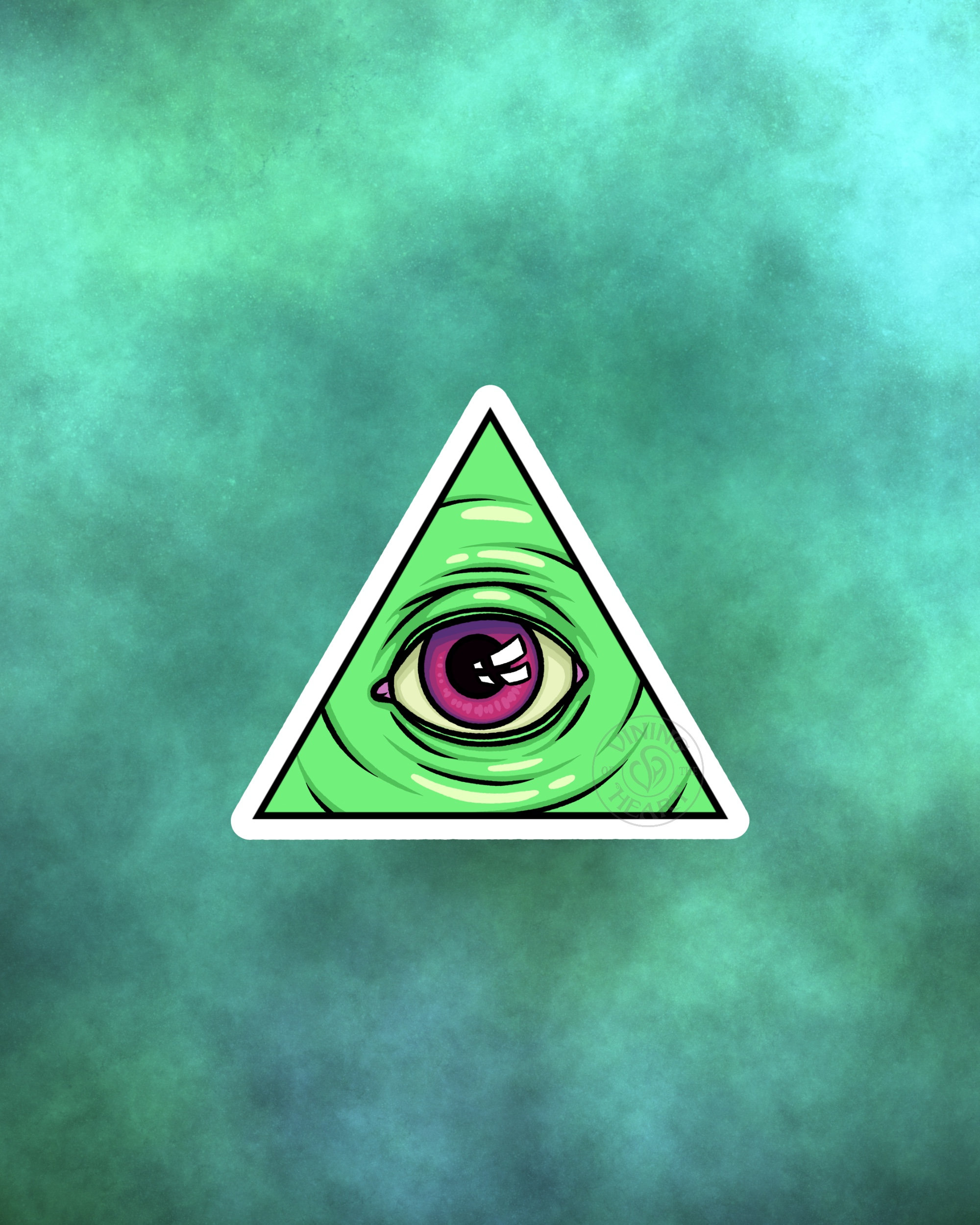 Eye Triangle Digital Art Download, PNG, PDF, Trippy, Psychedelic ...