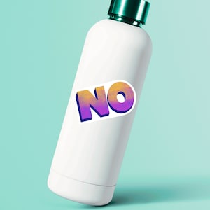 No Digital Art Download, PNG, PDF, Word No, NO, No Sticker, No Decal ...